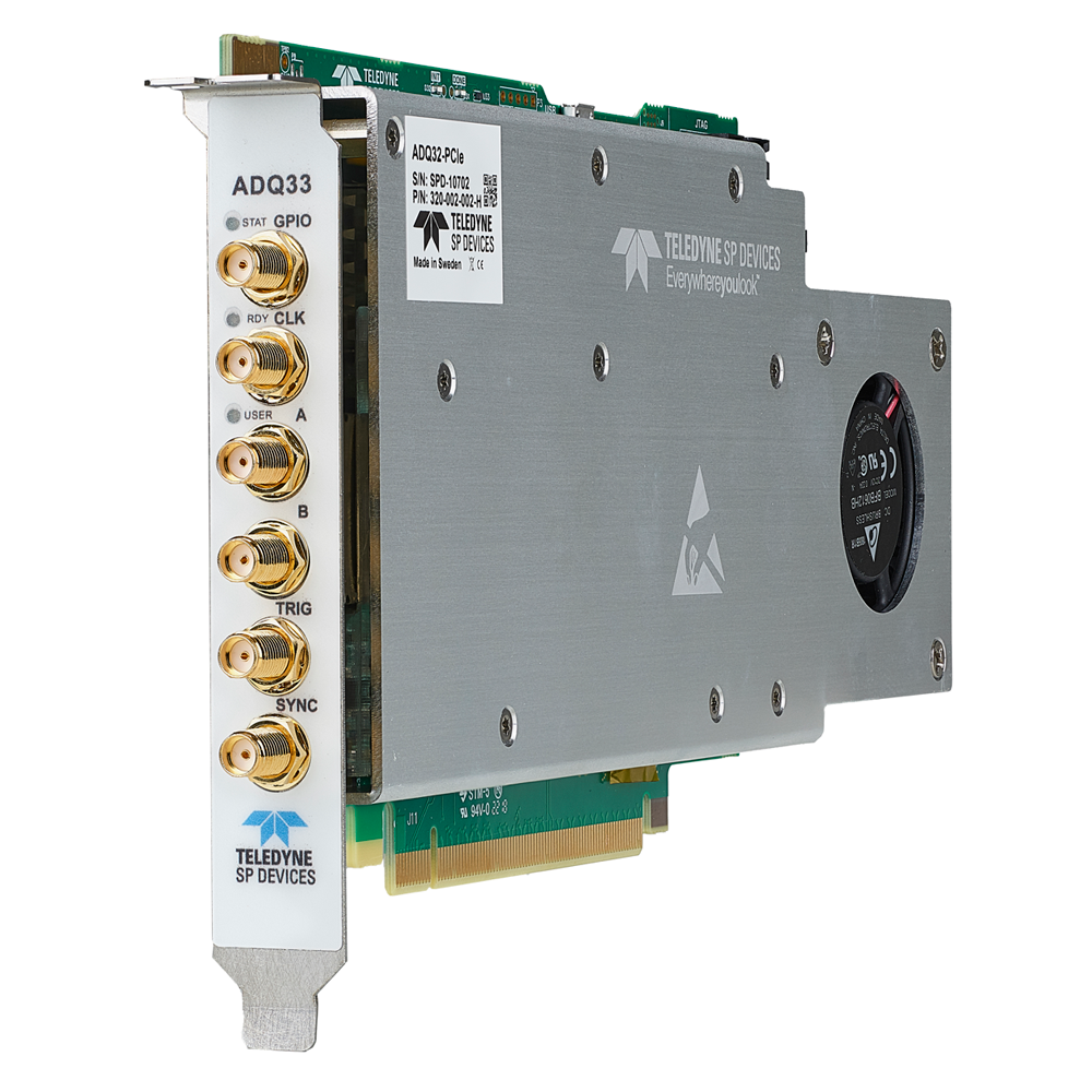 High-throughput 12-bit, 1 GSPS digitizer - Teledyne SP Devices