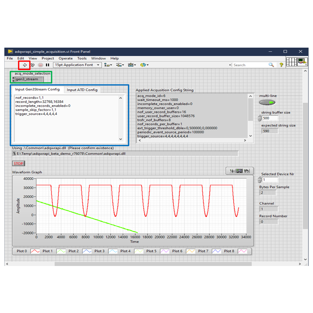 LabVIEW™ -Teledyne SP Devices